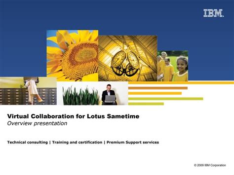 Virtual Collaboration For Lotus Sametime Announcement Ppt
