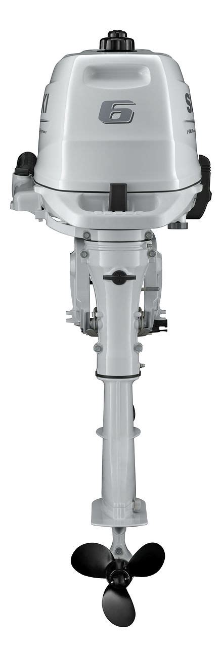 Мотор лодочный Suzuki DF6AL, белый Код товара DF6AL_white | Suzuki Marine