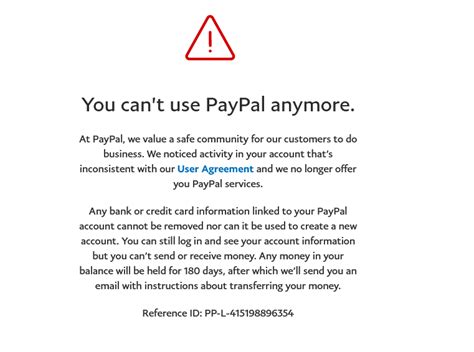 Account Restricted For 6 Months Because My Last Na Paypal Community