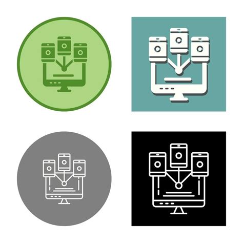 Computer Networks Vector Icon 34425406 Vector Art At Vecteezy