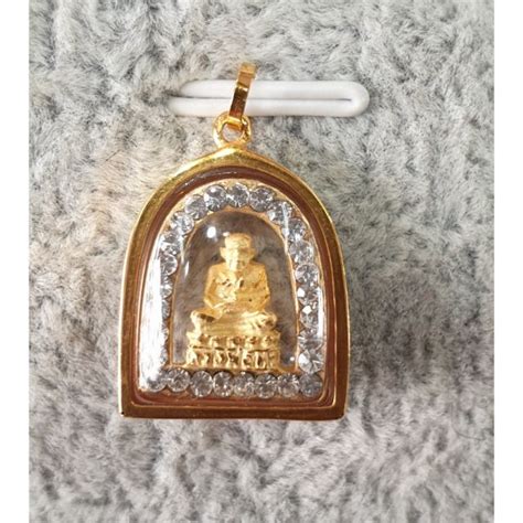 จี้หลวงปู่ทวด เลี่ยมทองแท้ 90 กันน้ำ Luckylifeinhouse Thaipick