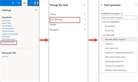 Custom Fonts On Sharepoint How To Add Apply And Automate Modern