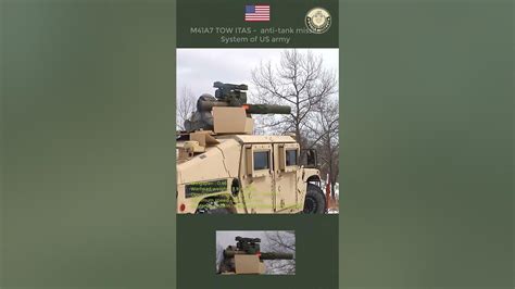 M41a7 Tow Itas Anti Tank Missile System Of Us Army Military Army