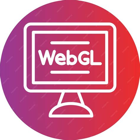 premium vector webgl icon style