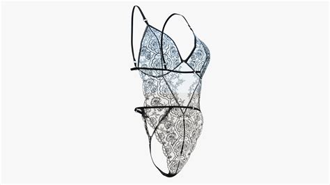 3d Model Sexy Lingerie Ss24 Vr Ar Low Poly Cgtrader