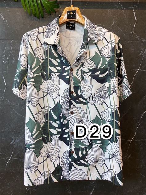 เสื้อฮาวาย เสื้อเชิ้ต ผ้าไหมอิตาลี เกรดพรีเมี่ยม Titan Vintage Thaipick