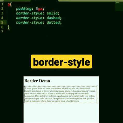 Border Style In Css Css Tutorial Shorts Html Css Youtube