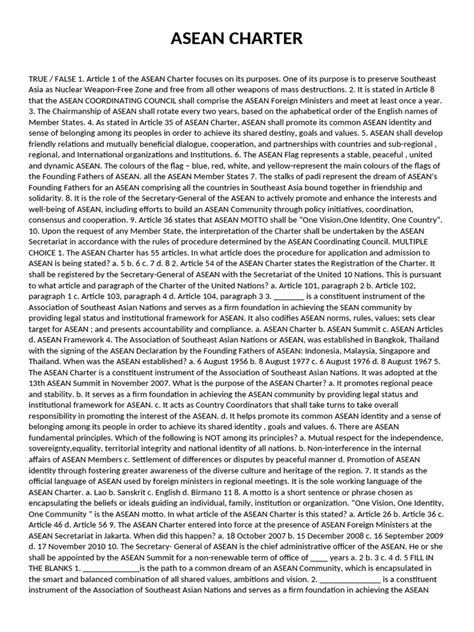 Asean Quiz Pointers Pdf Angkor