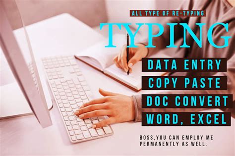 Do Data Entry Copy Pasting Typing By Mudasirniazi Fiverr
