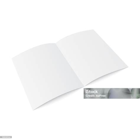 열린된 잡지 저널 책자 엽서 전단 명함 또는 안내 책자를 비웃는 다 벡터입니다 0명에 대한 스톡 벡터 아트 및 기타 이미지 0명 가리기 공란 Istock