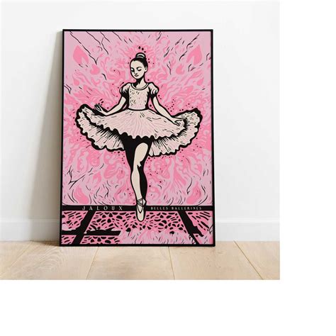 French Ballet Poster Giclee Reproduction Retro Jaloux Wa Inspire