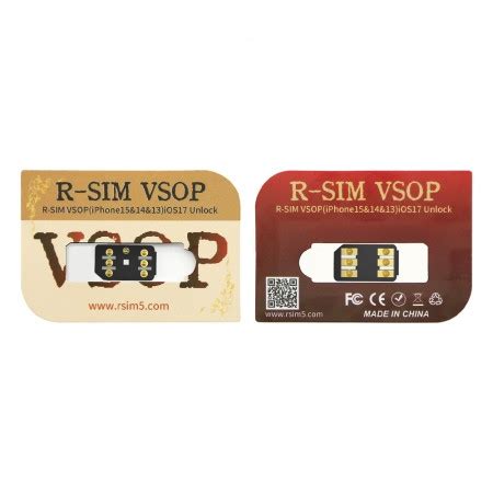 R SIM VSOP Unlocking SIM Card For IOS Compatibility With IPhone To Pro Max Martview