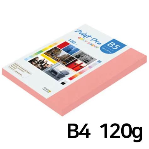 종이문화 프린트 프로 칼라 복사용지 B5 120g 110매 에누리 가격비교