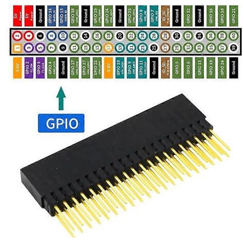 40pin gpio connector 2x20 pin 40pin extra tall female stacking header