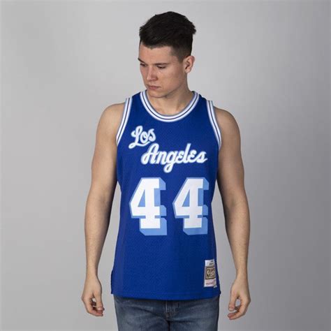 Mitchell And Ness Los Angeles Lakers 44 Jerry West Royal Swingman Jersey