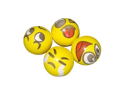 Funny Emoji Face Squish Stress Balls Pack Of 4 Shop Today Get It