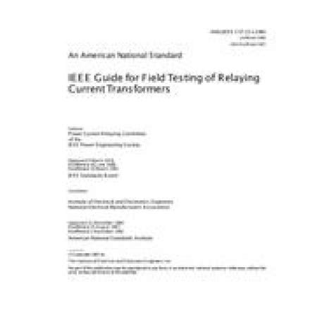 IEEE C57 13 1 1981 Standard PDF STANDARD PDF SITE