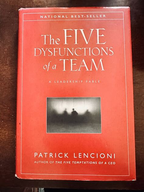 Book Review The Five Dysfunctions Of A Team