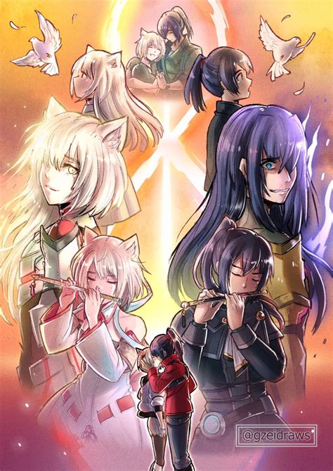 Mio Noah N And M Xenoblade Chronicles And More Drawn By Gzei Danbooru