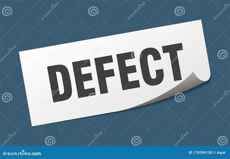 Defect Sticker Defect Sign Set Cartoon Vector 191770655