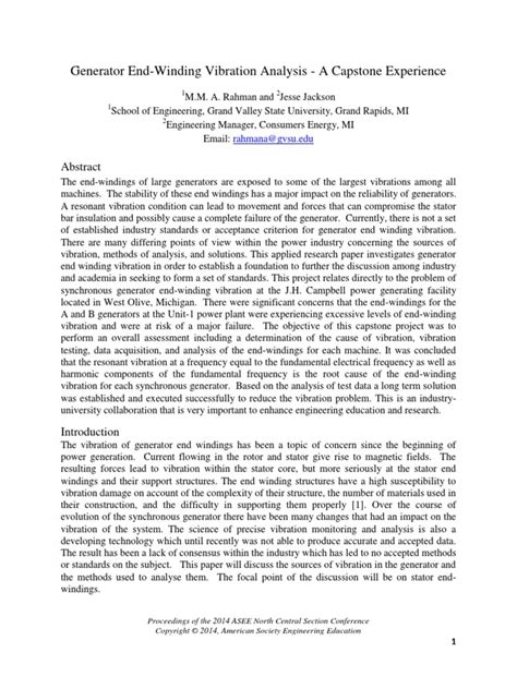 Pdf Generator End Winding Vibration Analysis Dokumen Tips