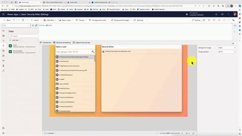 powerapps get users security roles