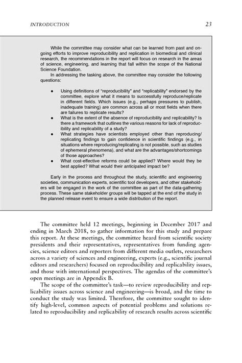1 Introduction Reproducibility And Replicability In Science The National Academies Press