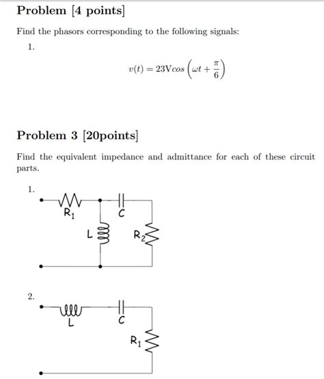 Solved Problem Points Given Are The Following Complex Chegg