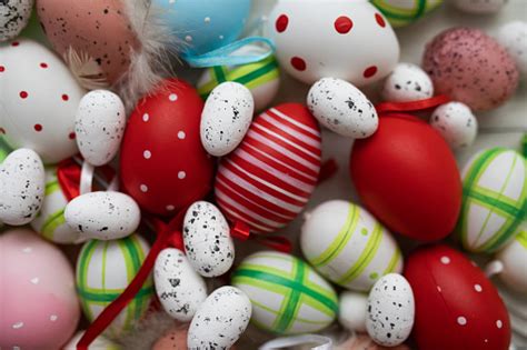 Free Picture Dark Red Plastic Easter Bunny In Greenish Yellow Leaves