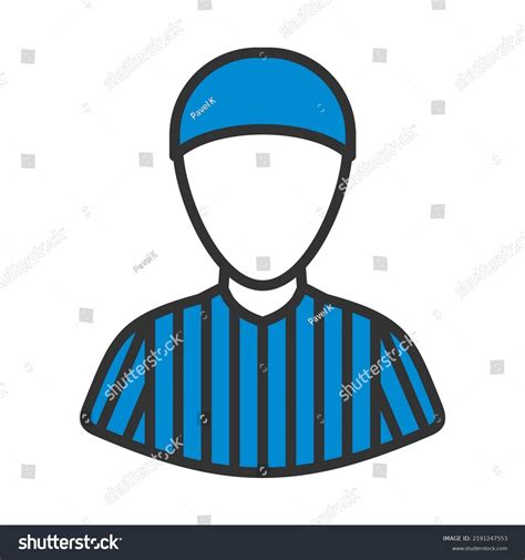 American Football Referee Icon Editable Bold Stock Vector Royalty Free 2191247553 Shutterstock