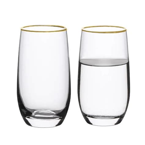 2023 New Elegant Wine Glasses Stemless Goblet Beverage Cups Set Lead
