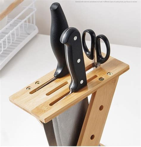 Підставка для ножів із бамбука купити онлайн на Rozetka