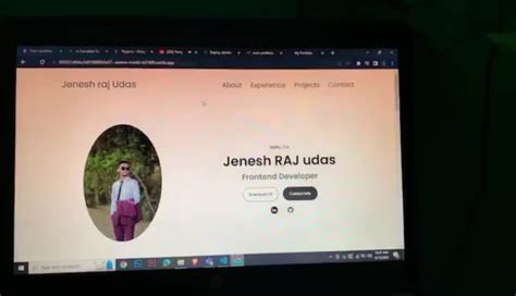 Jenesh Udas On Linkedin Webdevelopment Portfolio Html Css