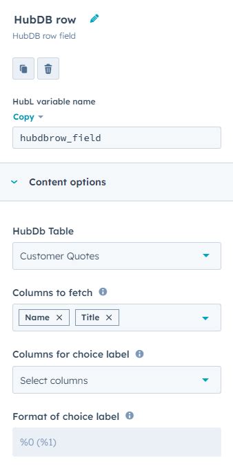 Hubdb Display A Hubdb In A Module