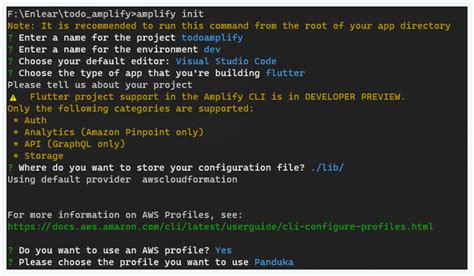 Integrate Authentication Using Aws Amplify In Flutter