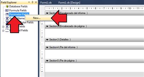 Agregar Parameter Field En Crystal Report