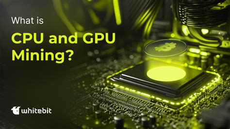What Is Cpu And Gpu Mining How Does It Work And The Difference Between Gpu And Cpu Whitebit Blog