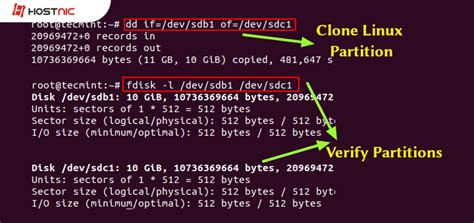 Cara Cloning Partisi Atau Hardisk Di Os Linux Hostnicid