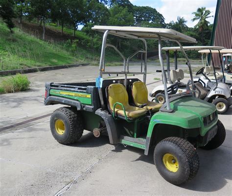 John Deere Gator Utv Cart W Flatbed Needs Repair Oahu Auctions
