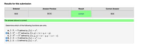 Solved Results For This Submission The Answer Above Is Chegg Com