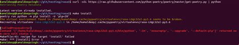 Rasa The Virtual Environment Found Seems To Be Broken Python Poetry Stack Overflow