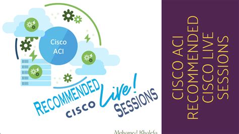 Cisco Aci Solution Recommended Cisco Live Sessions