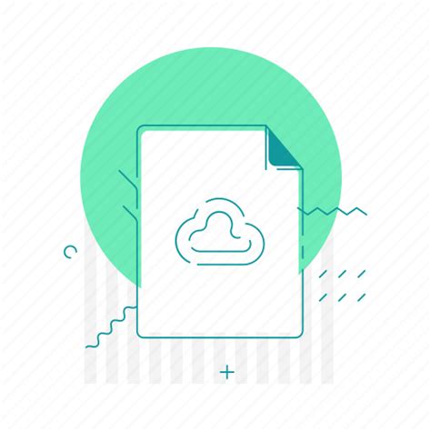 cloud document file layout page splash screen web page icon