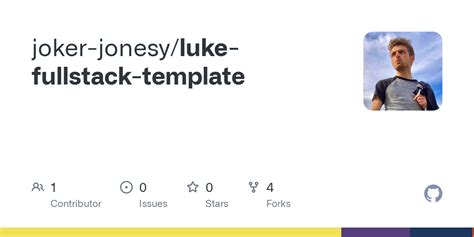Github Joker Jonesyluke Fullstack Template