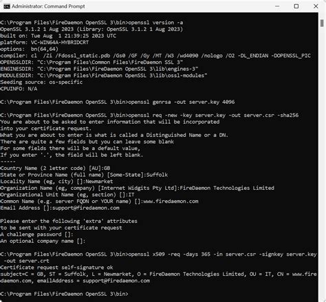 openssl 3 1 3 0 and 1 1 binaries for microsoft windows
