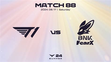T1 Vs Fox Match 88 Highlight 0817 2024 Lck Summer Split Youtube