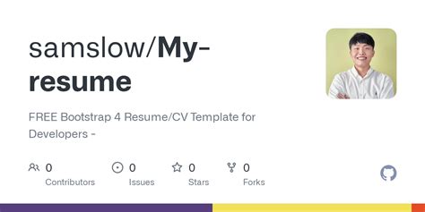 Detail Free Bootstrap Resume Cv Template Koleksi Nomer 42