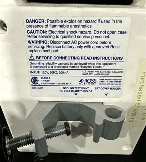 Used Abbott Patrol Flexiflo Feeding Pump Feeding Pump For Sale Dotmed