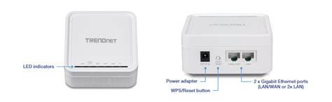 Mesh WiFi System AC Dual Band WiFi EasyMesh Kit TRENDnet TRENDnet TEW MDR K