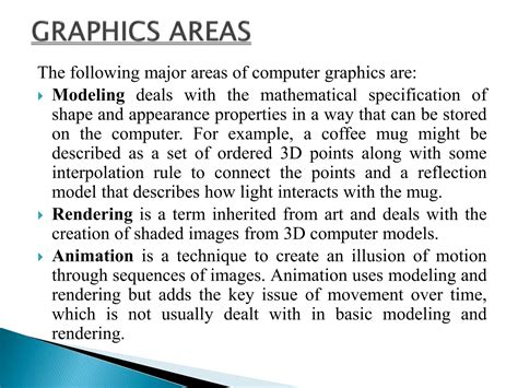 Introduction To Computer Graphics Unit 1 Pptx